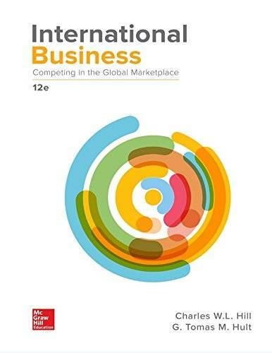 INTERNATIONAL BUSINESS - Textbook Binding By Charles W. L. Hill - GOOD ...