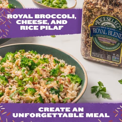 Riceselect Royal Blend Texmati White Brown Wild and Red Rice 21 Ounce ...