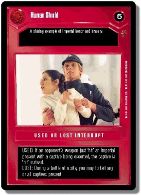 SWCCG: Human Shield [Ungraded] Cloud City Star Wars CCG Decipher | eBay