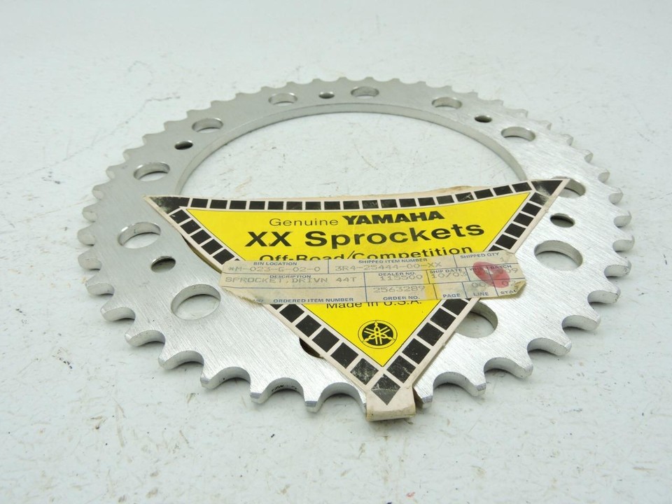 NOS 3R4-25444-00-XX Alloy Sprocket 1981-1983 Yamaha YZ 125 465 490 ...