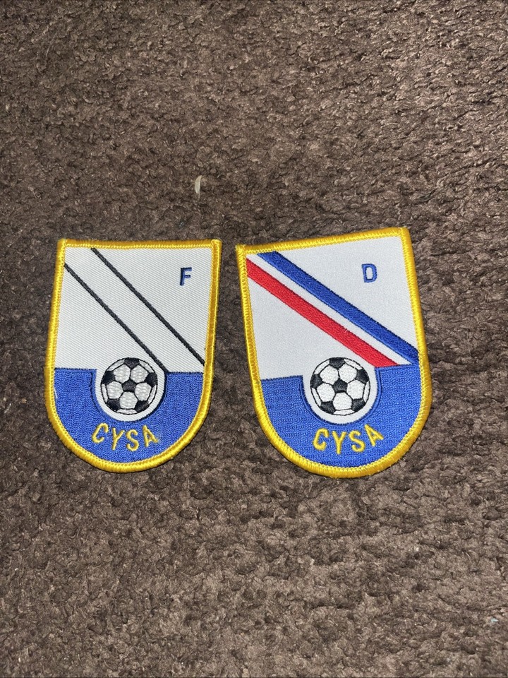 CYSA embroidered SOCCER PATCHS LOT OF 2 ~ NEW | eBay