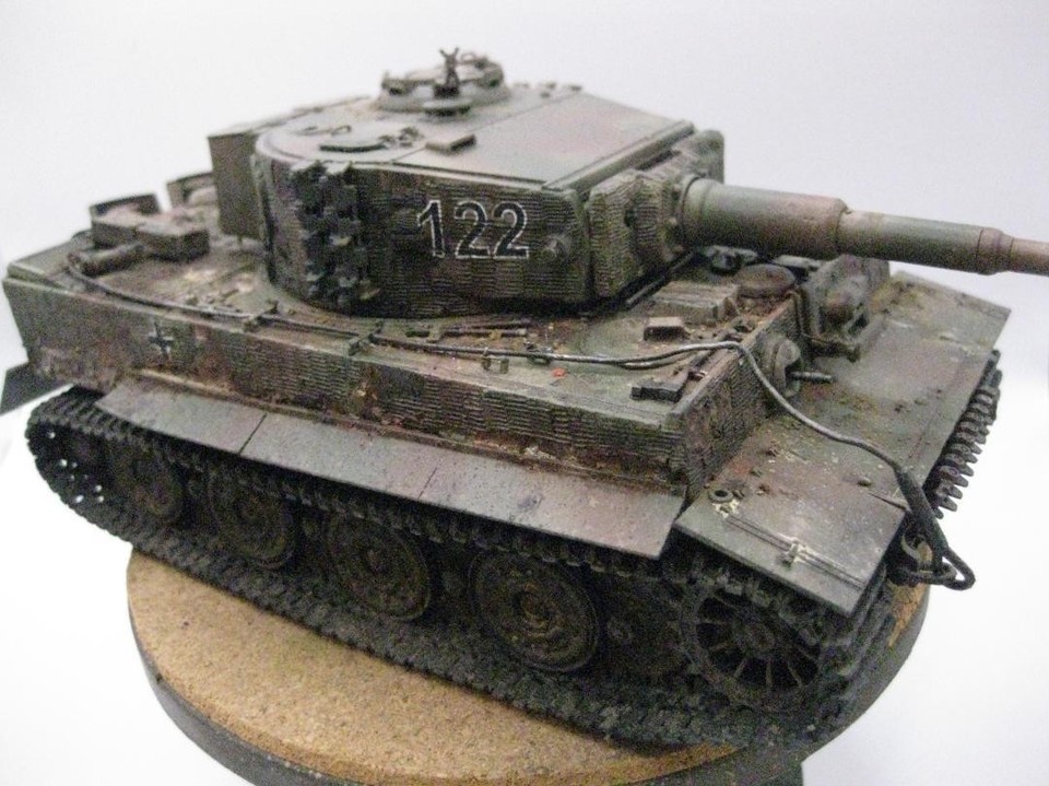 Built & Painted Dragon 1/35 Tiger Late Model German Army Heavy Tank | eBay
