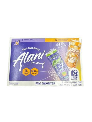 Alani Nu 12pk - 3 Pumpkin Cream And 9 Witches Brew Energy Drink Ships ...