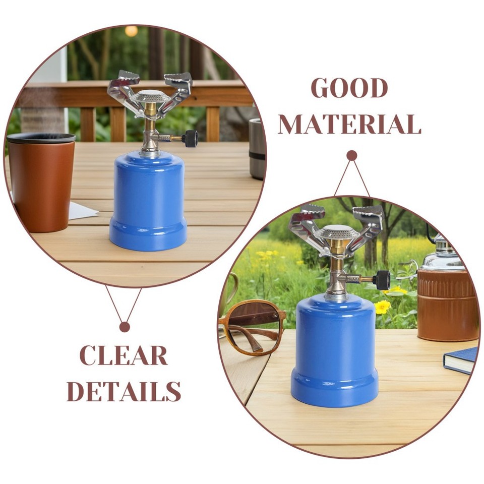 Outdoor Gas Tank Stove Portable Zinc Alloy Cooking Stove for Hiking ...