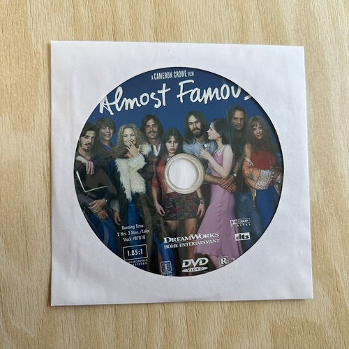 Almost Famous (DVD, Widescreen) - - **DISC ONLY** 883929303755 | eBay