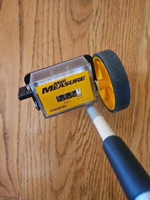 Trumeter Mini Measure Meter Surveyor 4” Measuring Wheel 21"-39" Handle ...