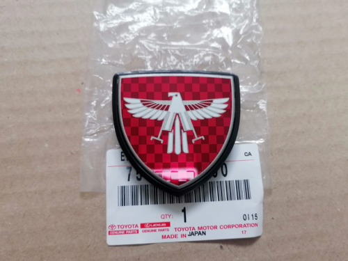 Toyota 1985-1989 MR2 AW11 Front Hood Eagle Emblem Red Badge MK1 Genuine ...