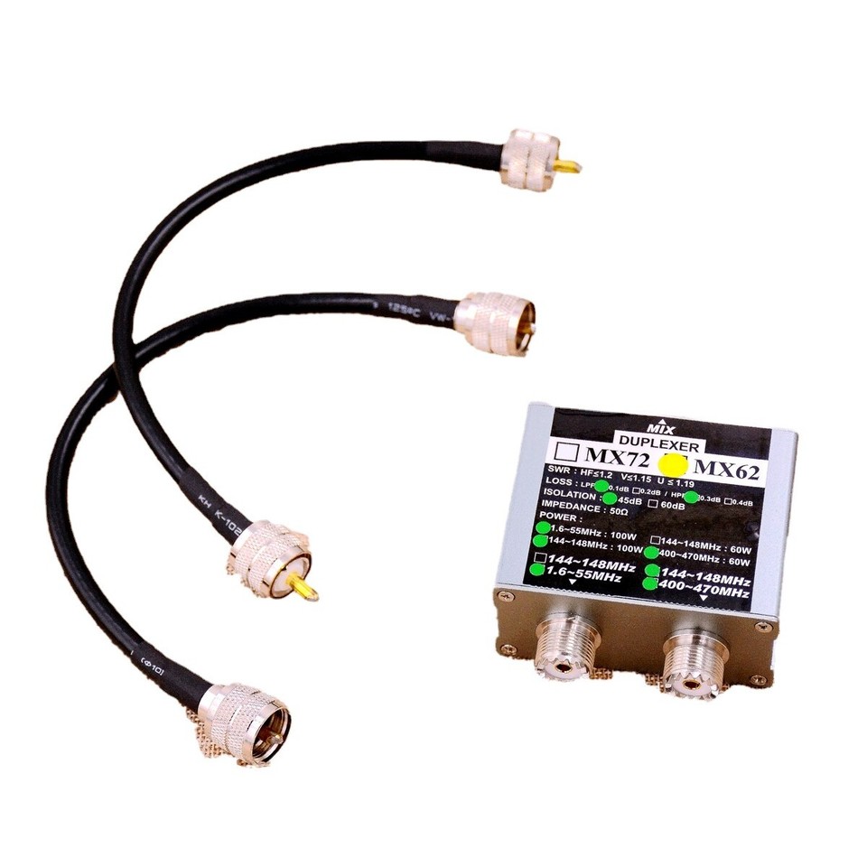 Antenna Duplexer MX62 VHF&UHF Different Base Radio Transceiver Antenna ...