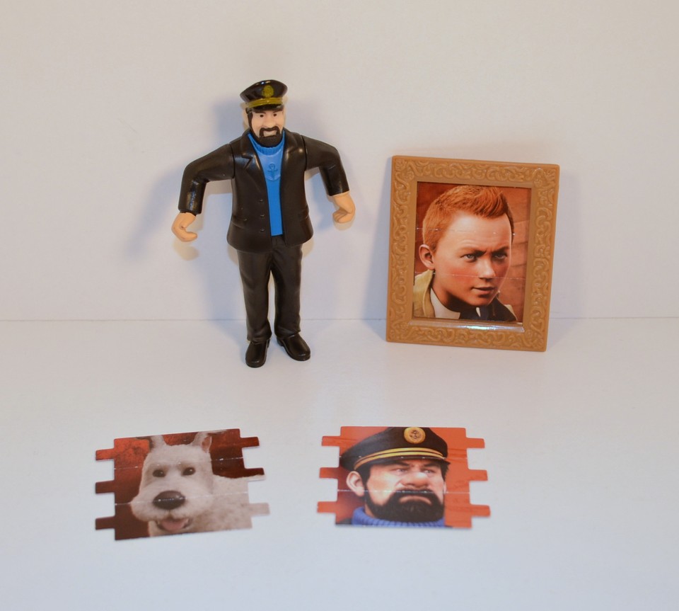 RARE 2011 Captain Haddock 3.5" McDonald's Action Figure Adventures Of ...