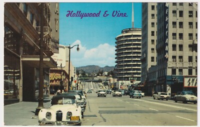 HOLLYWOOD & VINE CIRCA 1952 JAGUAR XK120, POSTED 1960 TO SHIELDS ...