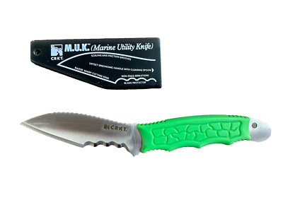 CRKT M.U.K Marine Utility Knife 3011G Fixed Blade Green - NEW IN BOX | eBay