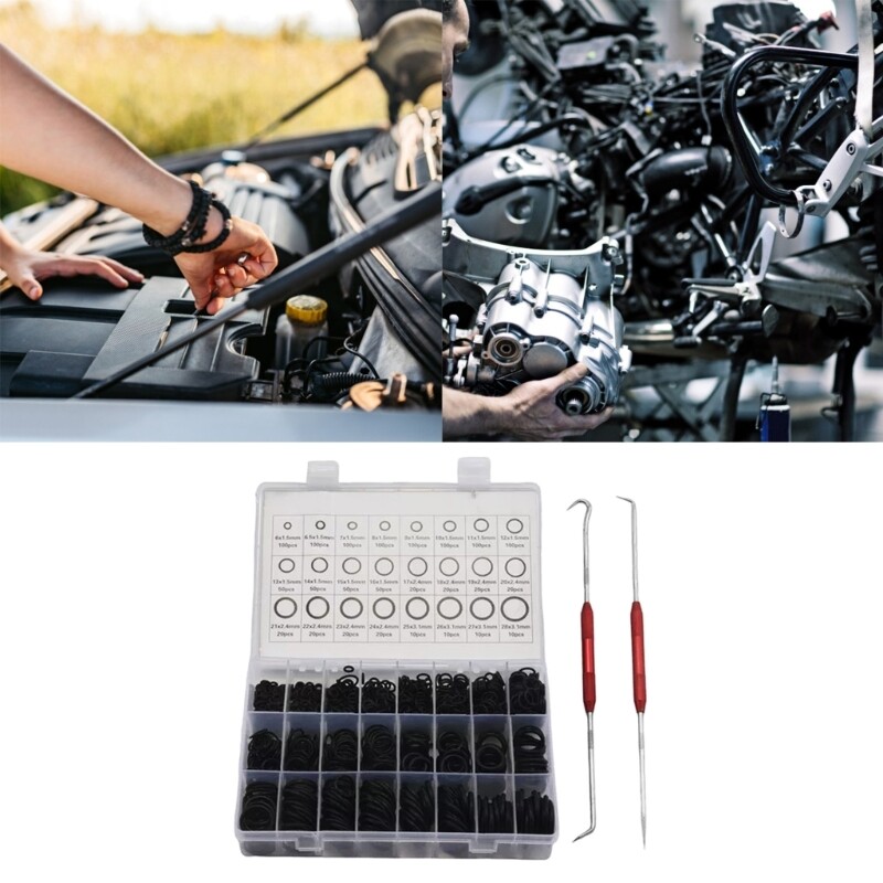 Universal Rubber Gasket Set 1200pcs Assorted Seals for DIY Projects | eBay