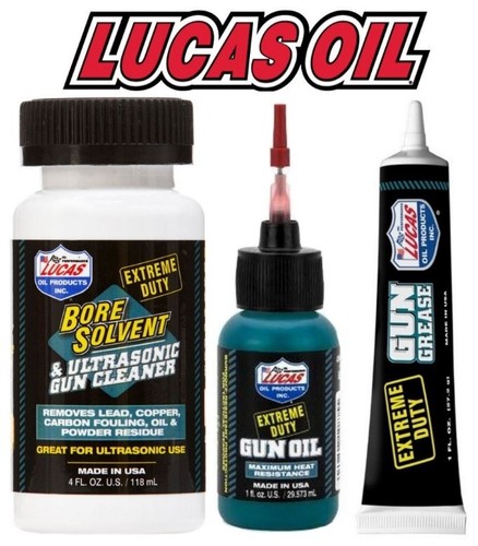 LUCAS Extreme Duty 4oz Bore Solvent Cleaner, Gun Oil Needle Oiler ...