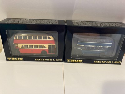 Trux 1:76 Scale 1929 Leyland Titan and 1947 Albion Venturer Double Deck ...