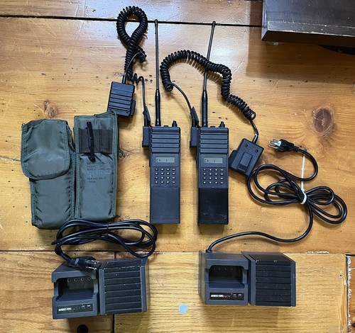 2 MILITARY SURPLUS RT-1594, PRC-127 RECEIVER TRANSMITTER WALKIE TALKIE ...