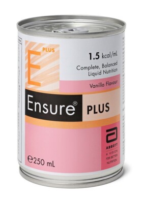 ENSURE PLUS HN VANILLA CAN 250ML Nutritional Supplement High Energy ...