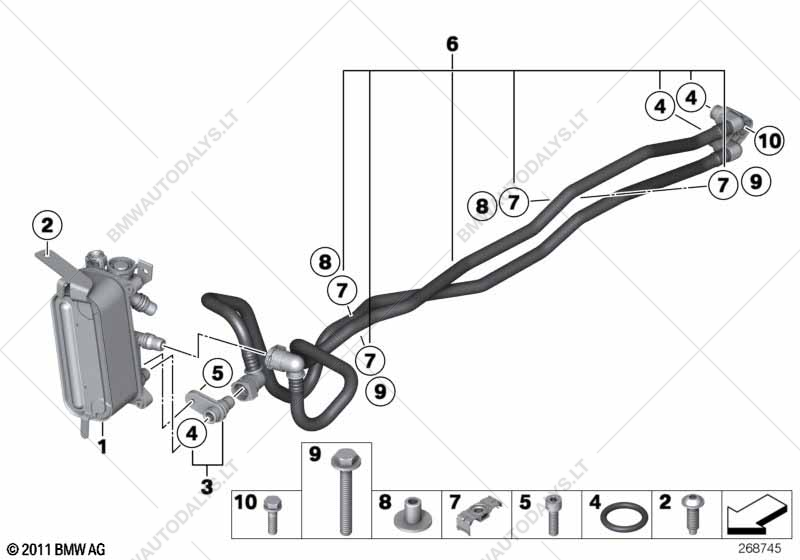 Pipe clip - BMW 17227619742 | eBay