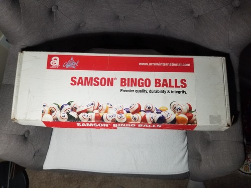 Rare Vintage Samson Plastic Bingo Balls With Box, Complete Set!!!! | eBay