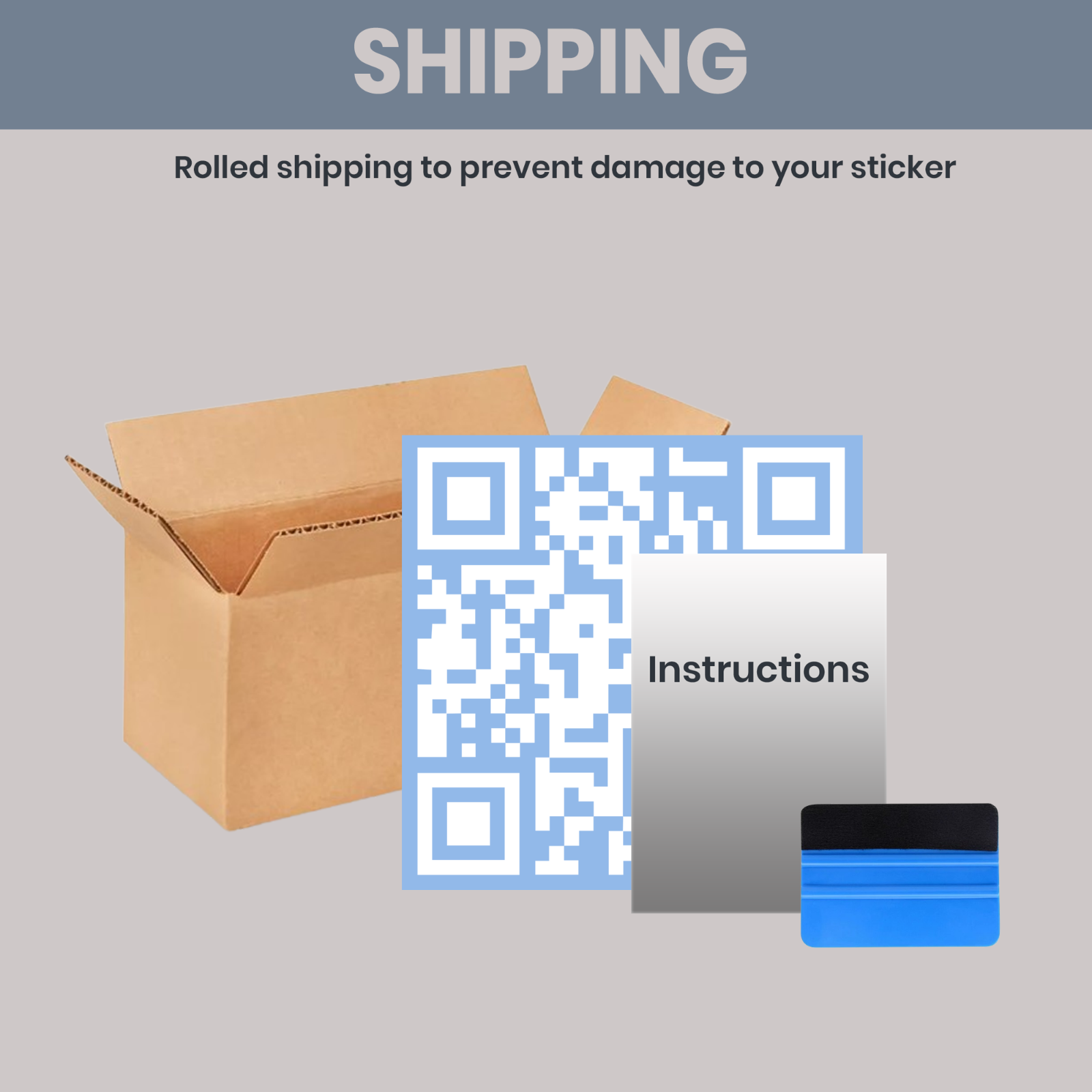 Custom QR Code Website URL Sticker for Business Car Glass Wall Vinyl ...