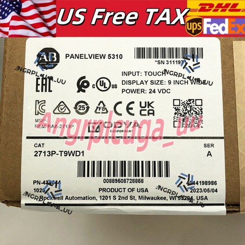 2713P-T9WD1 New Allen-Bradley AB PanelView 5310 Graphic Terminal ...