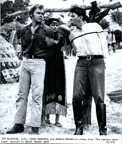 RONALD REAGAN & TIM MCINTIRE Death Valley Days Original 1952 PRESS ...