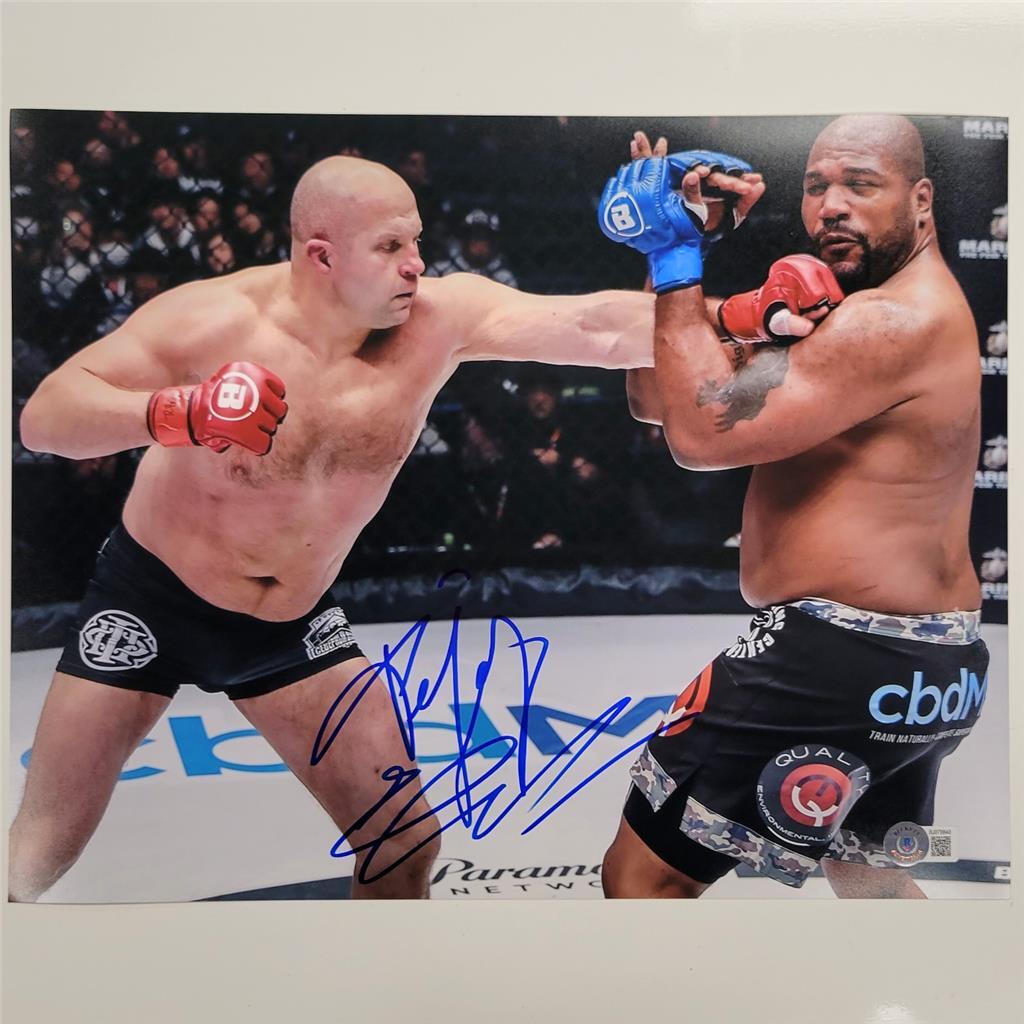 Fedor Emelianenko signed 11x14 Photo #3 UFC MMA autograph ~ Beckett BAS ...