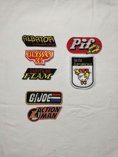 ECUSSON PATCH GI JOE ACTION MAN ALBATOR ULYSSES 31 CAPITAINE FLAM PIF ...