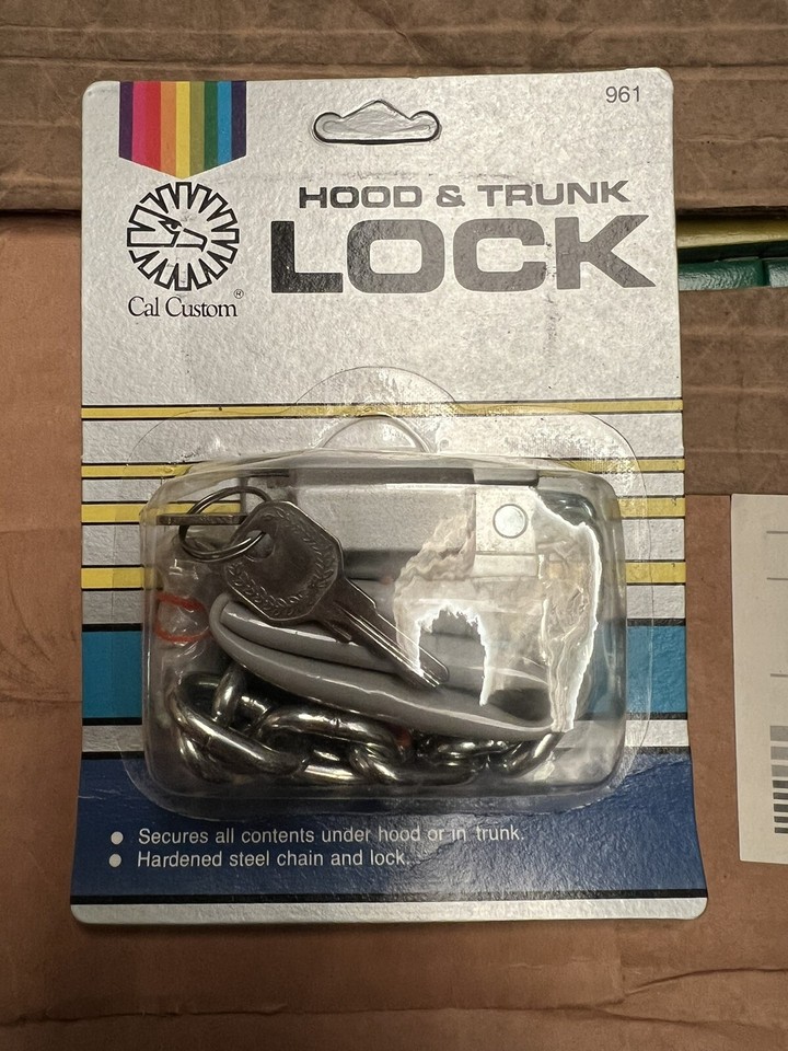 Cal Custom Car Truck Auto Hood Trunk Lock Key Chain Custom Chests Sheds ...