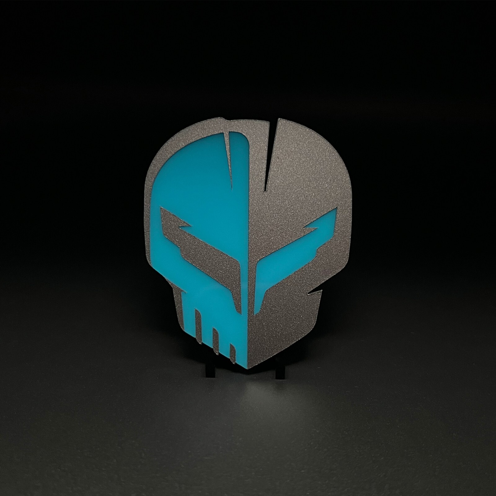 ONE (1) JAKE Skull fits Chevy Corvette Racing Emblem Badge Vette C8 C8R ...