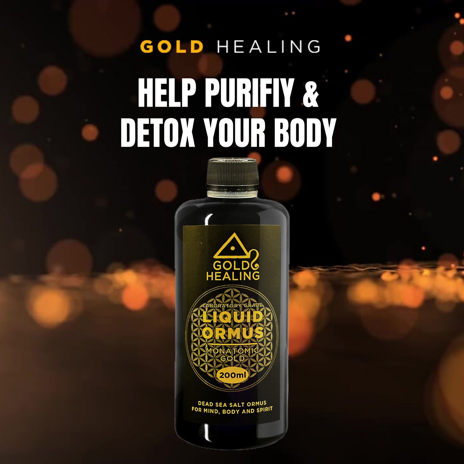 Gold Healing Monatomic Gold Ormus Liquid - 200ml, MANA, MUFKUTZ - Made ...