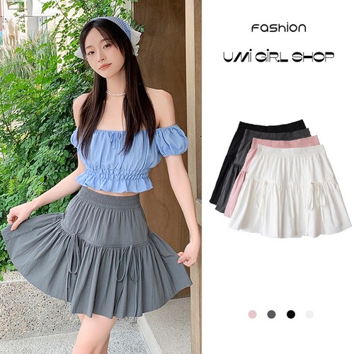 Essential Casual Womens Drawstring Bow Skirt Available in Multiple ...