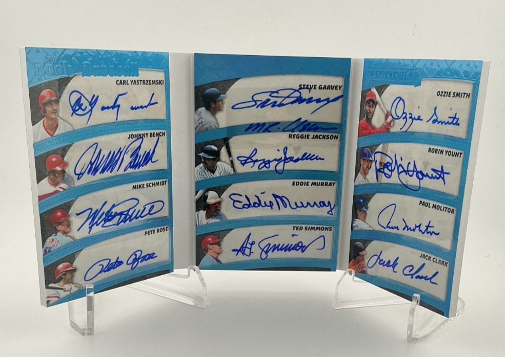 YAZ/BENCH/SCHMIDT/ROSE/YOUNT/REGGIE 2025 LEAF BOOK OF BASEBALL 12 ...