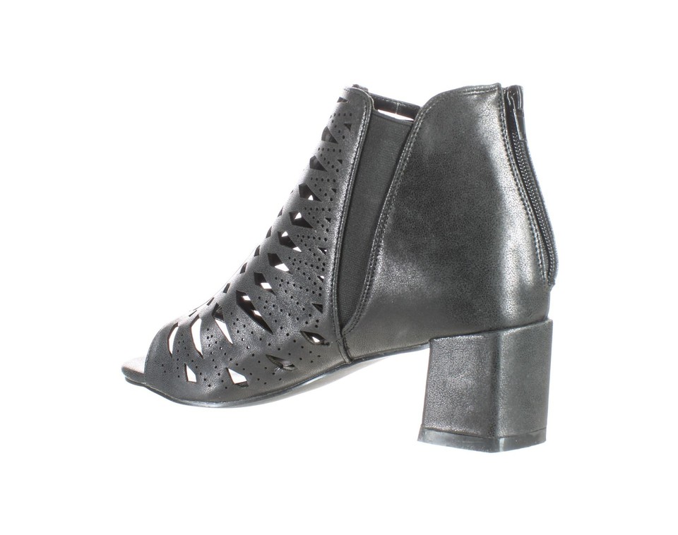 Bellini Womens Jist Black Open Toe Booties Size 8.5 (7423000) | eBay
