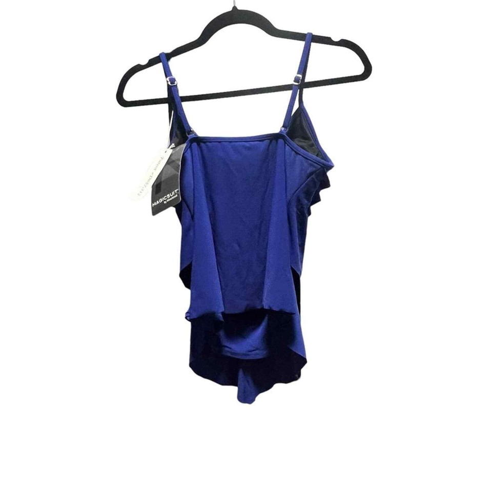 Magic Suit by MiracleSuit Rita Tankini Top in Midnight Blue, New with ...
