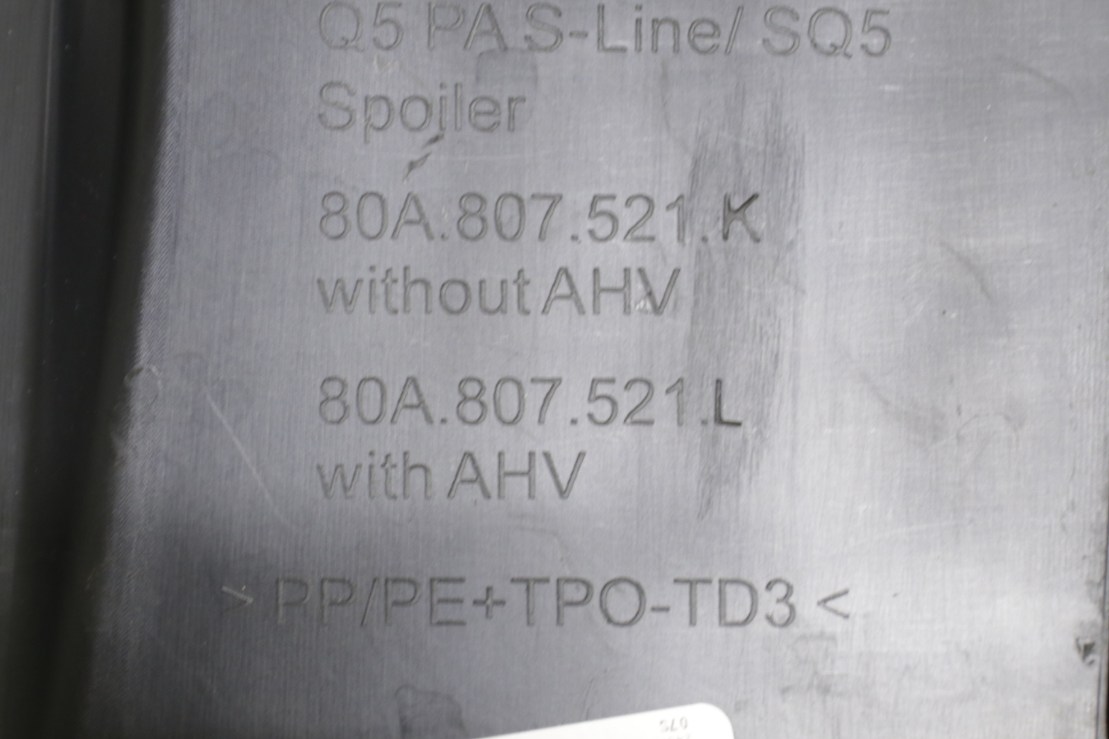 2021 2022 2023 AUDI Q5/SLINE/SQ5 REAR BUMPER LOWER VALANCE OEM ...