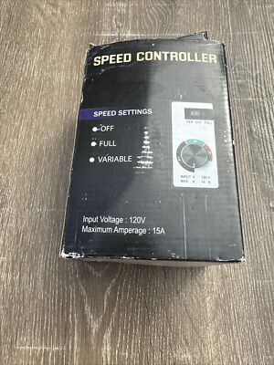 Electronic Fan Speed Controller, Ceiling Fans with 6' Long, 120V 15A ...