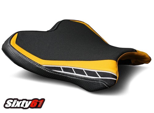 Yamaha R1 Seat Cover 2015-2023 2024 2025 Black Yellow Luimoto Front ...