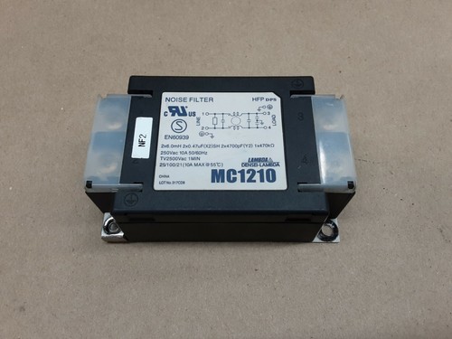 LAMBDA MC1210 NOISE FILTER 250VAC 10A 50/60HZ #101I32*AD | eBay