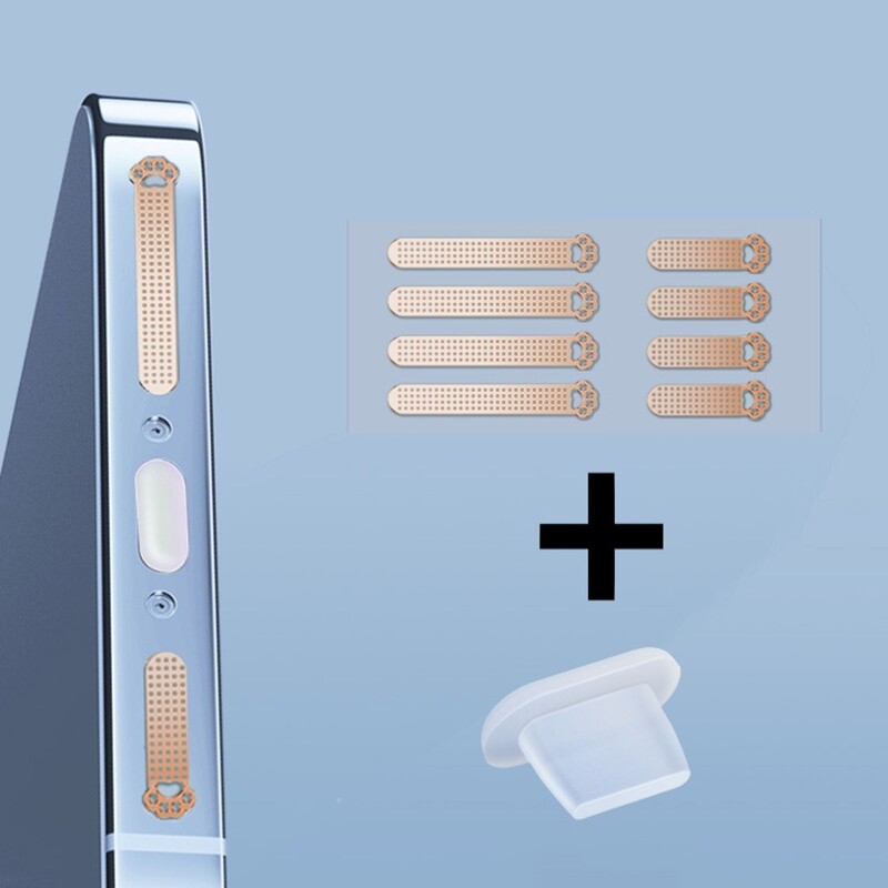 Dustproof Metal Net Mesh Sticker for 4/6 Hole Handset Clean Sticker | eBay