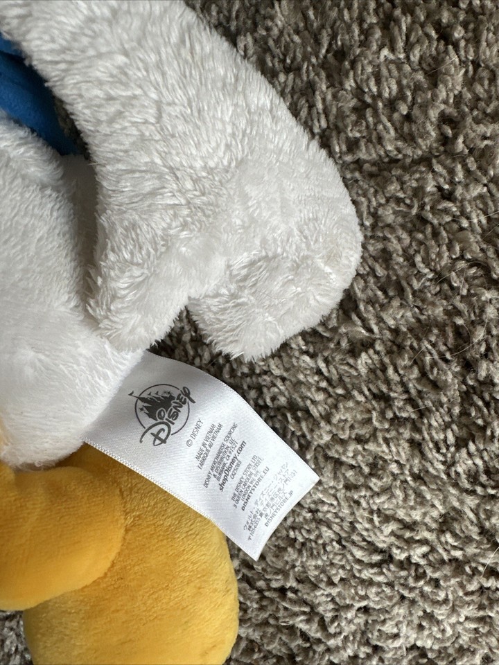 Disney Store 12” Donald Duck Plush Stuffed Animal Authentic Official ...