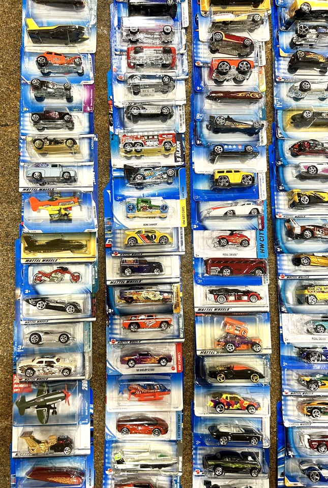 Large Lot 100 Vintage Hot Wheels New Read 100 Cars in Package -90s ...