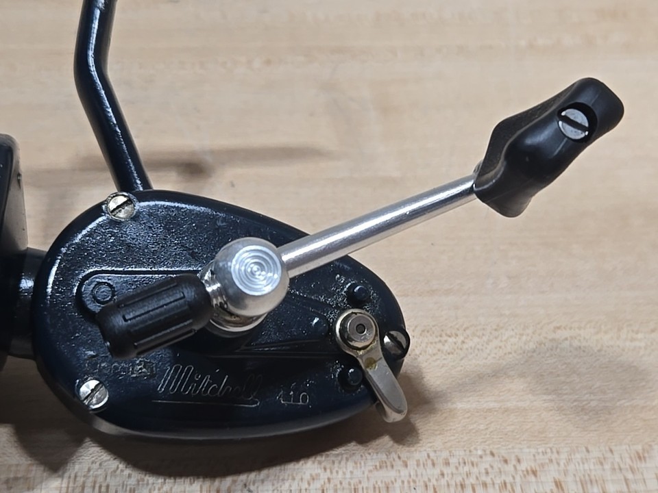 Vintage Garcia Mitchell 410 High Speed Spinning Reel Dark Blue W/ Spool ...