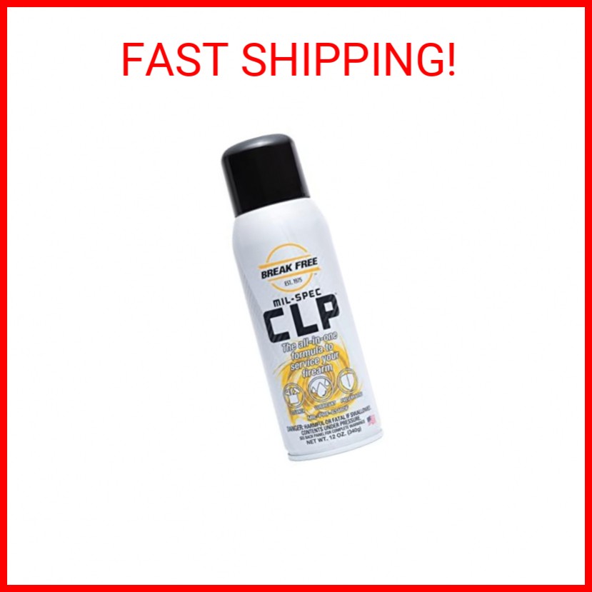 Break Free CLP Cleaner Lubricant and Preservative Gun Cleaner, CLP-12 ...