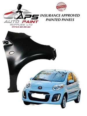 CITROEN C1 FITS 05-14 NEW RH O/S DRIVER FRONT WING PAINTED 8W5 BLUE ...