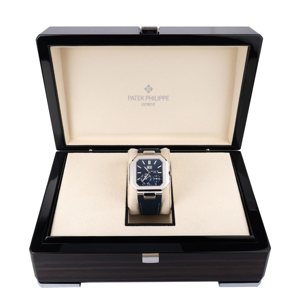 Patek Philippe Cubitus Watch 45MM Blue Index Hour Markers Dial Platinum ...