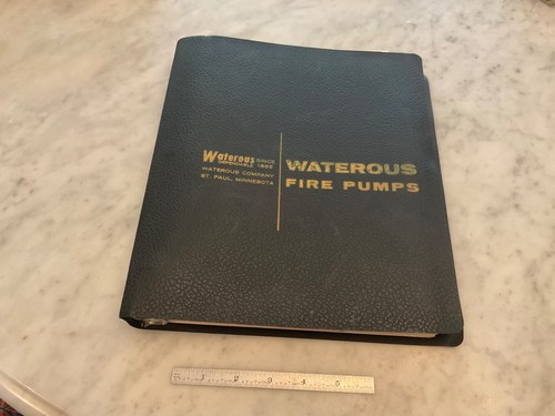 Waterhouse Fire Pumps Manual CM CJ PTO CGF CPK Primer Relief Valve ...