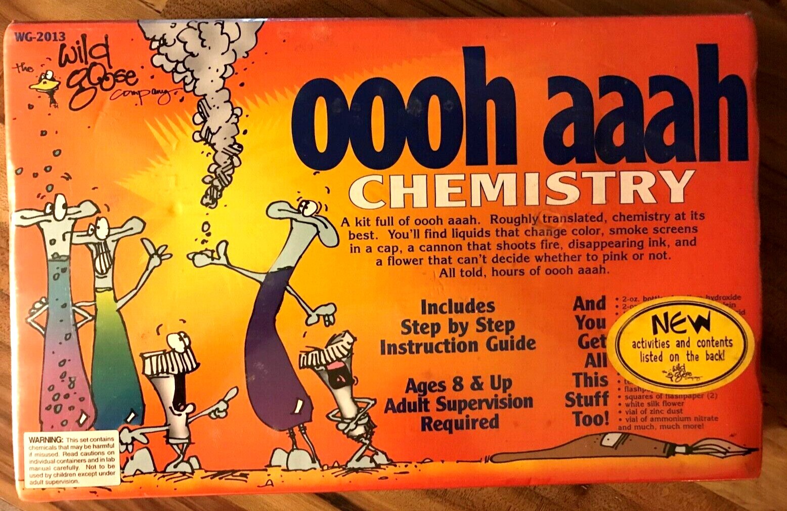 Oooh Aaah Chemistry Set - Wild Goose Co. Learn Science Fun Experiment ...