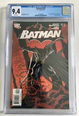 Batman #655 Comic Book CGC 9.4 2006 DC 1st Damian Wayne Appearance NM ...