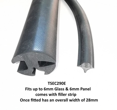 Claytonrite Rubber Window Glazing Seal Extrusion Car, Boat, Caravan ...