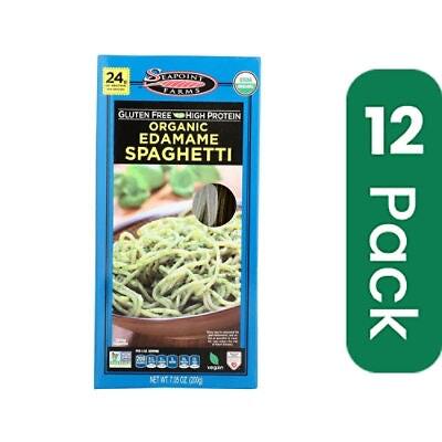 Seapoint Farms Pasta Organic Edamame Spaghetti Box - 7.05 oz (Pack of ...